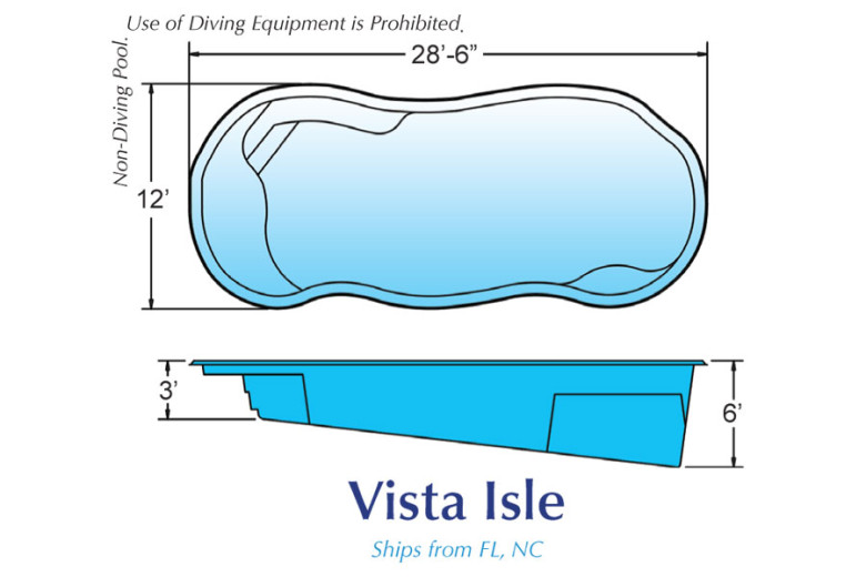 vista isle 01 ⋆ Blue Hawaiian Pools of Michigan