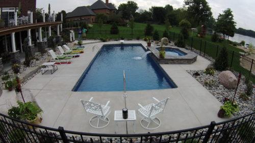 Completed Projects Inground Swimming Pool Contractor in Michigan ⋆ Blue ...