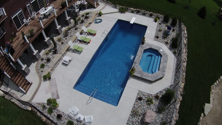 Completed Projects Inground Swimming Pool Contractor in Michigan ⋆ Blue ...