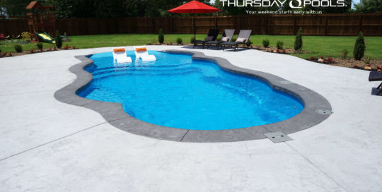 Freeform Blue Hawaiian Fiberglass Pools ⋆ Blue Hawaiian Pools of Michigan